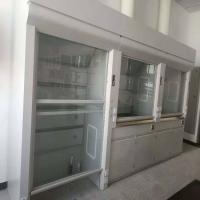 China Stainless Steel Lab Fume Hood 1500mm Chemical Fume Extraction Cabinet for sale