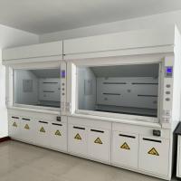China Stainless Steel Lab Fume Hood 1500mm Chemical Fume Extraction Cabinet for sale