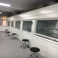 China Chemical Resistant Lab Fume Hood 1200mm 1500mm 1800mm Steel Construction for Biological Pharmaceutical Research for sale