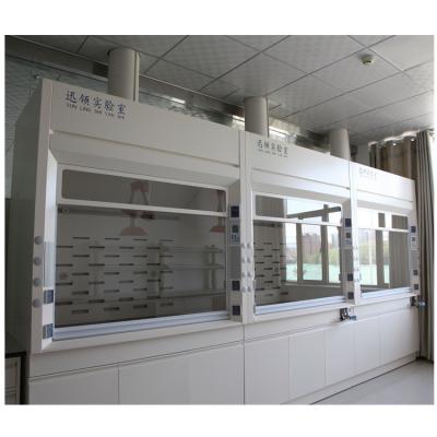 China Galvanized Steel Chemical Fume Hood 1200mm 850mm 2350mm Lab Exhaust Ventilation for sale