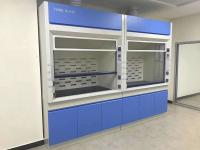 China Galvanized Steel Chemical Fume Hood 1200mm 850mm 2350mm Lab Exhaust Ventilation for sale