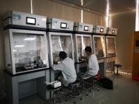 China Ductless Chemical Laboratory Fume Hood 800mm HEPA Organic Inorganic Filter 110V-240V for sale