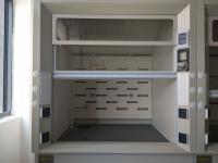 China SGS Certified Laboratory Fume Hood PP Sink 1800mm Floor Mounted Chemical Resistant for sale