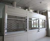 China PP Material Chemistry Lab Fume Hood 1200mm Acid Alkali Resistant with Water Sink for sale