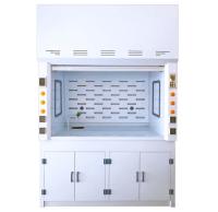China PP Material Chemistry Lab Fume Hood 1200mm Acid Alkali Resistant with Water Sink for sale