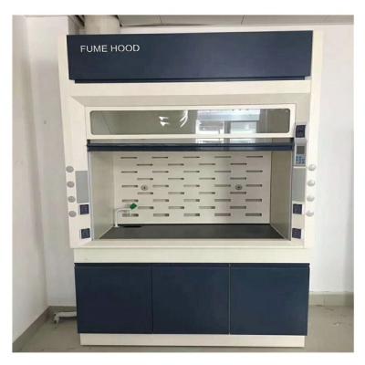 China Full Steel Fume Hood 1200mm 1500mm 1800mm Acid Resistant Lab Workbench for sale