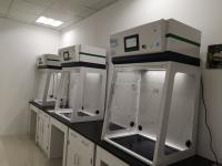 China Ductless Benchtop Fume Hood 800mm with UV Lamp Strong Corrosion Resistance for School Lab for sale