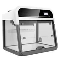 China Biology PCR Workstation Iron Metal Laminar Flow Cabinet 820mm LCD Touch Control for sale