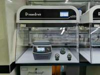 China Biology PCR Workstation Iron Metal Laminar Flow Cabinet 820mm LCD Touch Control for sale
