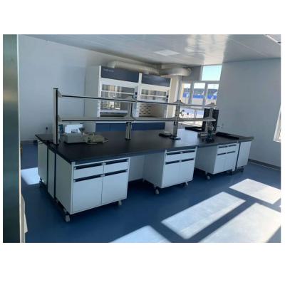 China Chemical Resistant Laboratory Workbench with Drawer Epoxy Resin Top 1800mm for sale