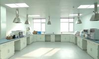 China Stainless Steel Lab Work Bench 1500x750mm C Frame Cleanroom Furniture for Hospital School for sale