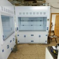 China Polypropylene Fume Hood Lab Furniture Fume Extraction Arm 1200mm for Harmful Gas Removal for sale