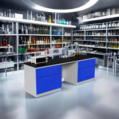 China Customizable Durable Metal Chemistry Workbench 1500x800mm for Science Lab Study for sale