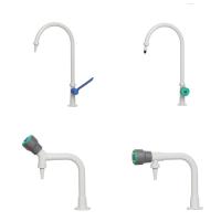 China Single Outlet Plastic Water Faucet for Laboratory Furniture Hospital Kitchen School Use 75 psi for sale