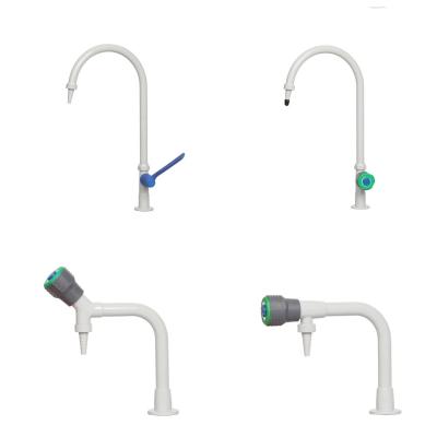 China Single Outlet Plastic Water Faucet for Laboratory Furniture Hospital Kitchen School Use 75 psi for sale