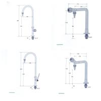 China Single Outlet Plastic Water Faucet for Laboratory Furniture Hospital Kitchen School Use 75 psi for sale