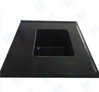 China Epoxy Resin Lab Worktop 600°C Heat Resistant Grey Tabletop for Laboratory Furniture for sale