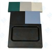 China Epoxy Resin Lab Worktop 600°C Heat Resistant Grey Tabletop for Laboratory Furniture for sale