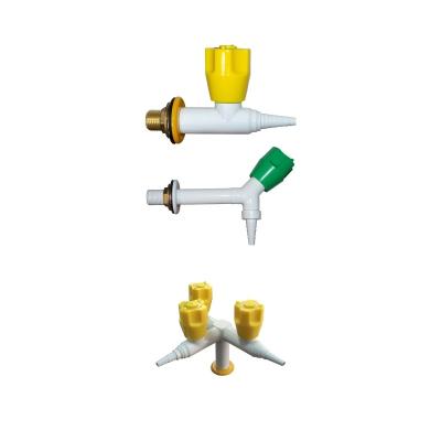 China Wall Mounted Nozzle Gas Valve 75 psi High Chemical Resistance Lab Gas Turret Chrome Plated Brass for sale