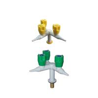 China Wall Mounted Nozzle Gas Valve 75 psi High Chemical Resistance Lab Gas Turret Chrome Plated Brass for sale