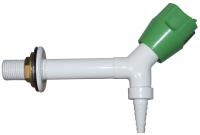 China Wall Mounted Nozzle Gas Valve 75 psi High Chemical Resistance Lab Gas Turret Chrome Plated Brass for sale