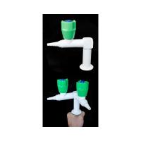 China Triple Outlet Laboratory Gas Faucet Wall Mounted Chrome Plated Brass 75 psi for sale