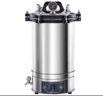 China 314 Stainless Steel Portable Pressure Steam Sterilizer Autoclave 60 Min Timer for sale