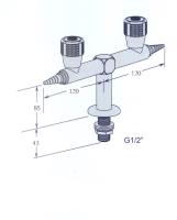 China High Chemical Resistance Standing Type Gas Cock Valve for Laboratory Use 75 psi for sale