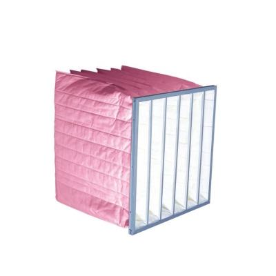 China F8 Non-Woven Air Filter Bag 595x595x500mm for Industrial Air Outlet Dust Removal for sale