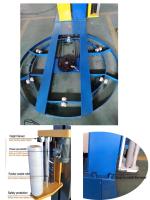 China Workshop Pallet Wrapper with Scale 1200mm L x 1200mm W Max Load Size Customizable for sale