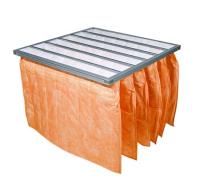 China F5-F9 Synthetic Pocket Bag Medium Air Filters 595x595x500x600mm for Cleanroom Laboratory Furniture for sale