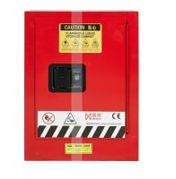 China Explosion Proof Cabinet 3-Point Lock 18-Gauge Steel 38mm Air Space Flammable Storage for sale