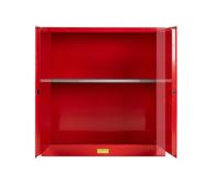China Explosion Proof Cabinet 3-Point Lock 18-Gauge Steel 38mm Air Space Flammable Storage for sale