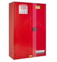 China Explosion Proof Cabinet 3-Point Lock 18-Gauge Steel 38mm Air Space Flammable Storage for sale