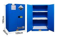 China Blue Safety Cabinet 15L Capacity for Mobile Chemical Lab 18-Gauge Steel for sale