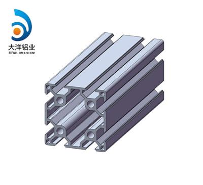 China Natural Color Brushed 60 Series Aluminum Wood Grain Electrophoresis for sale