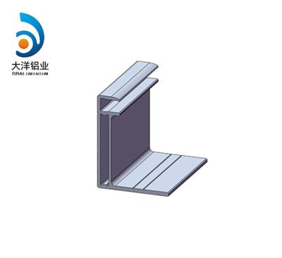 China 40 Series Solar Panel Frame Structure T5 T6 Natural Color for sale