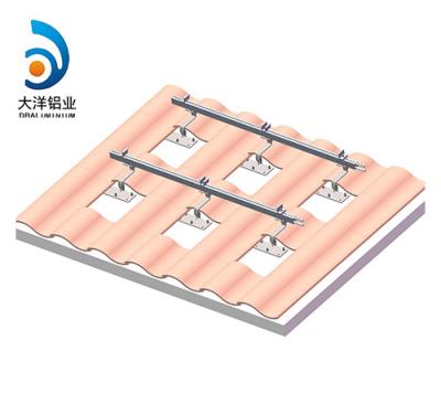 China Glazed Tile Roof Support Structure Solar Panel Roof Frame for sale