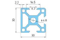 China 0.7-10.0mm 30 Series Aluminum Extrusion Mill Finish Anodizing for sale