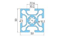 China Construction 50 Series Aluminum Anodic Oxidation Sandblasting for sale