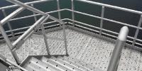 China Industrial Escalator Steps Daily Life Accessories Electrophoresis for sale
