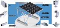 China Distributed Concrete Roof PV Mounting Structure 6063 6005 for sale