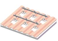 China Glazed Tile Roof Solar Panel Mounting Structure 6063 6005 for sale