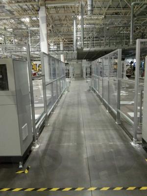 China 4080 Assembly Line Safety Fence Industrial Structural Aluminum Profiles for sale