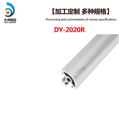 China Industrial aluminum alloy profile dy-2020r frame support semi arc for sale