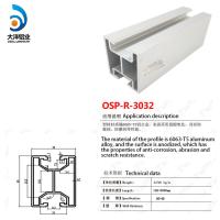 China U Shaped Photovoltaic Aluminum Guide Rail Sandblasting Spray for sale
