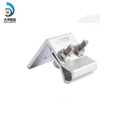 China Electrophoresis Aluminum Alloy Angle Clamp Mill Finish for sale