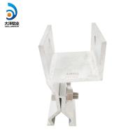 China Solar Panel Roof Structure Aluminum Alloy Angle Clamp ISO for sale