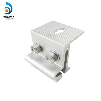 China Spray Sandblasting Aluminum Alloy Angle Clamp Anodic Oxidation for sale