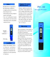China Digital PH Meter for Drinking Water Pool Aquarium N.W 50g 1.7OZ 0.01pH Resolution ATC for sale